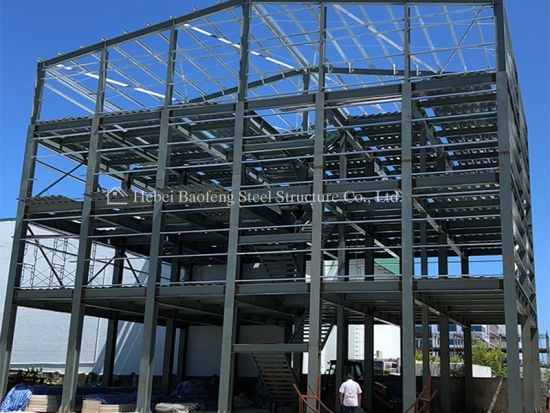 Custom High rise steel structure prefabricated warehouse 4 storey steel ...
